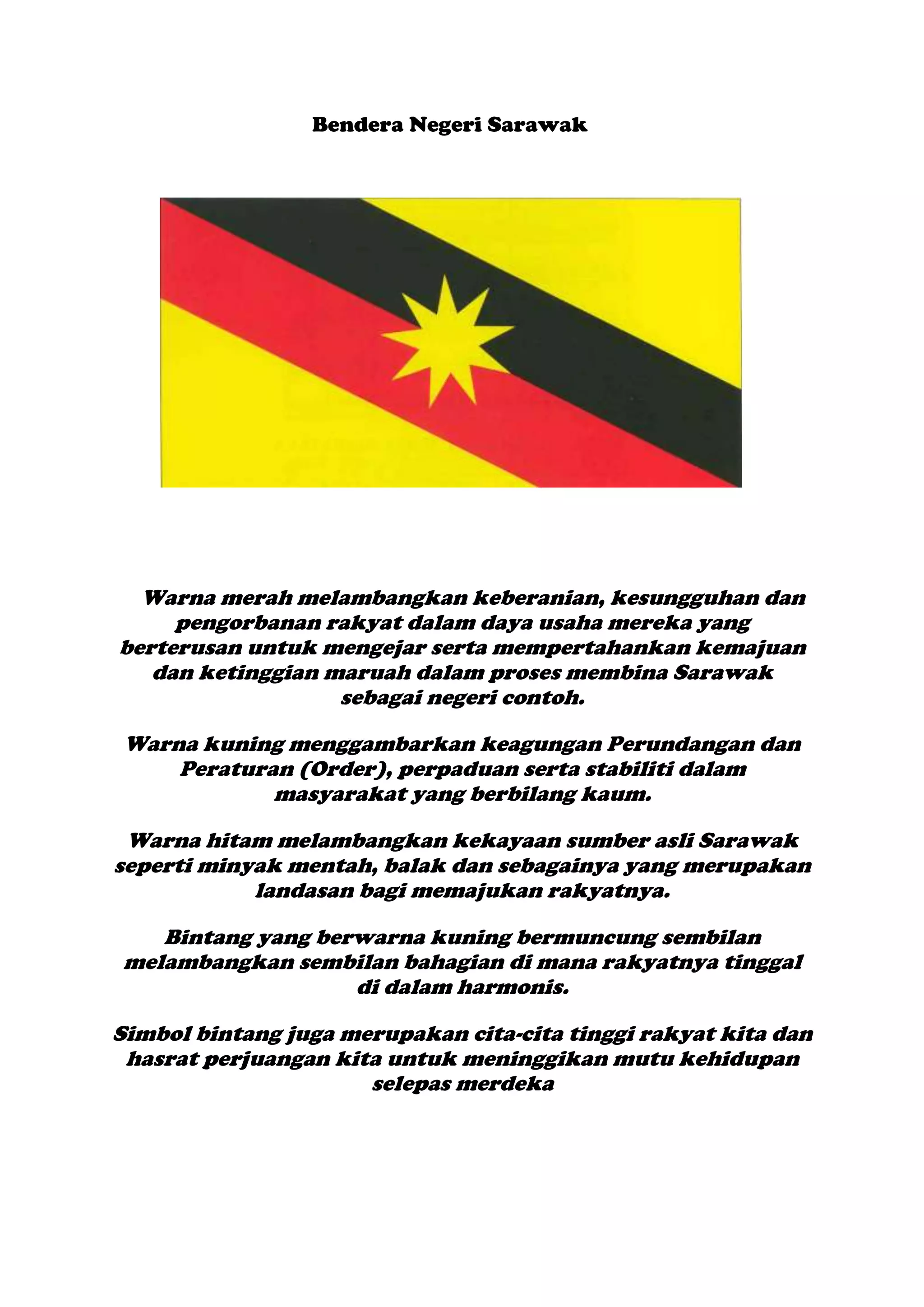 Bendera malaysia mengandungi 14 jalur merah dan putih | DOCX