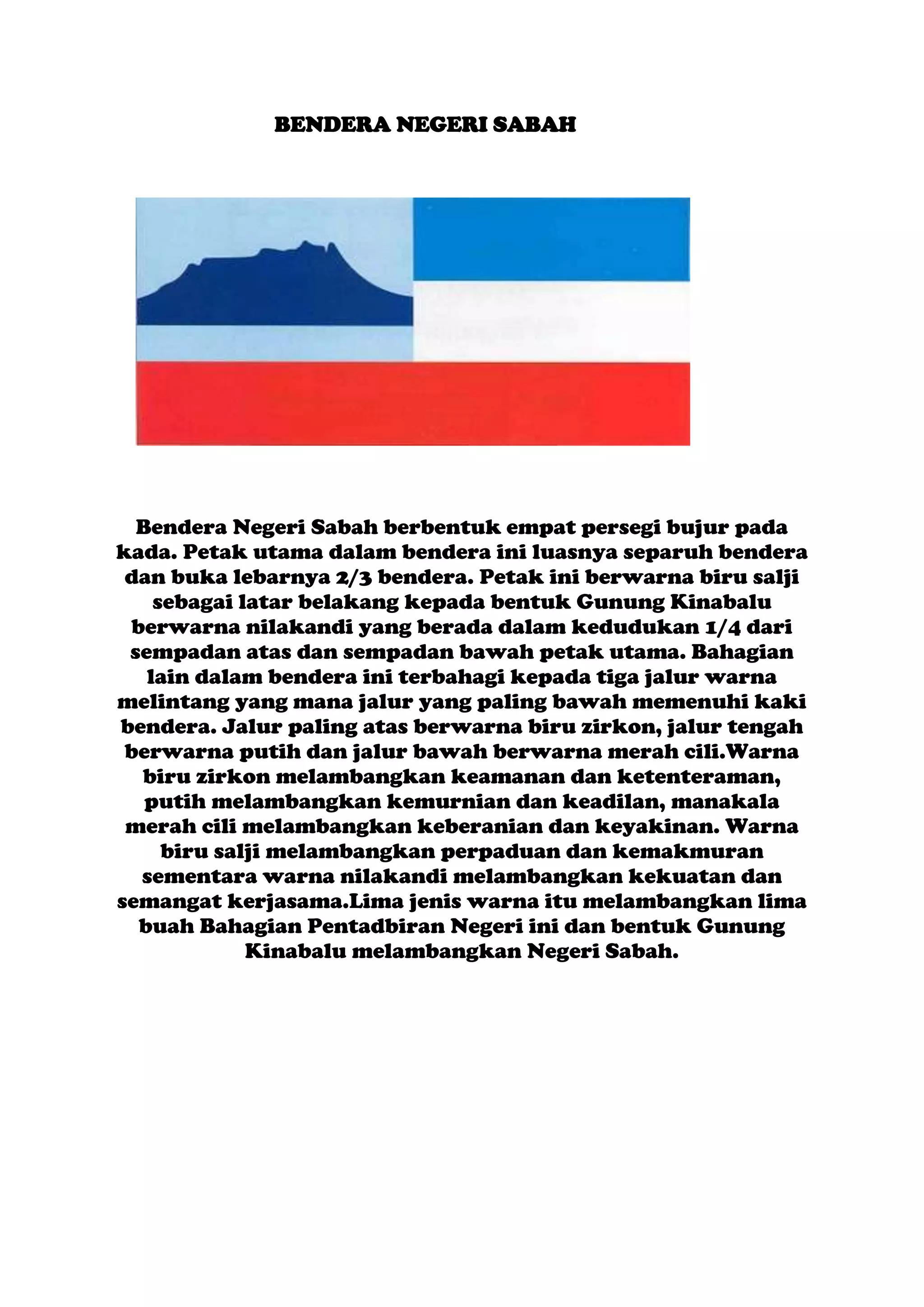 Bendera malaysia mengandungi 14 jalur merah dan putih | DOCX
