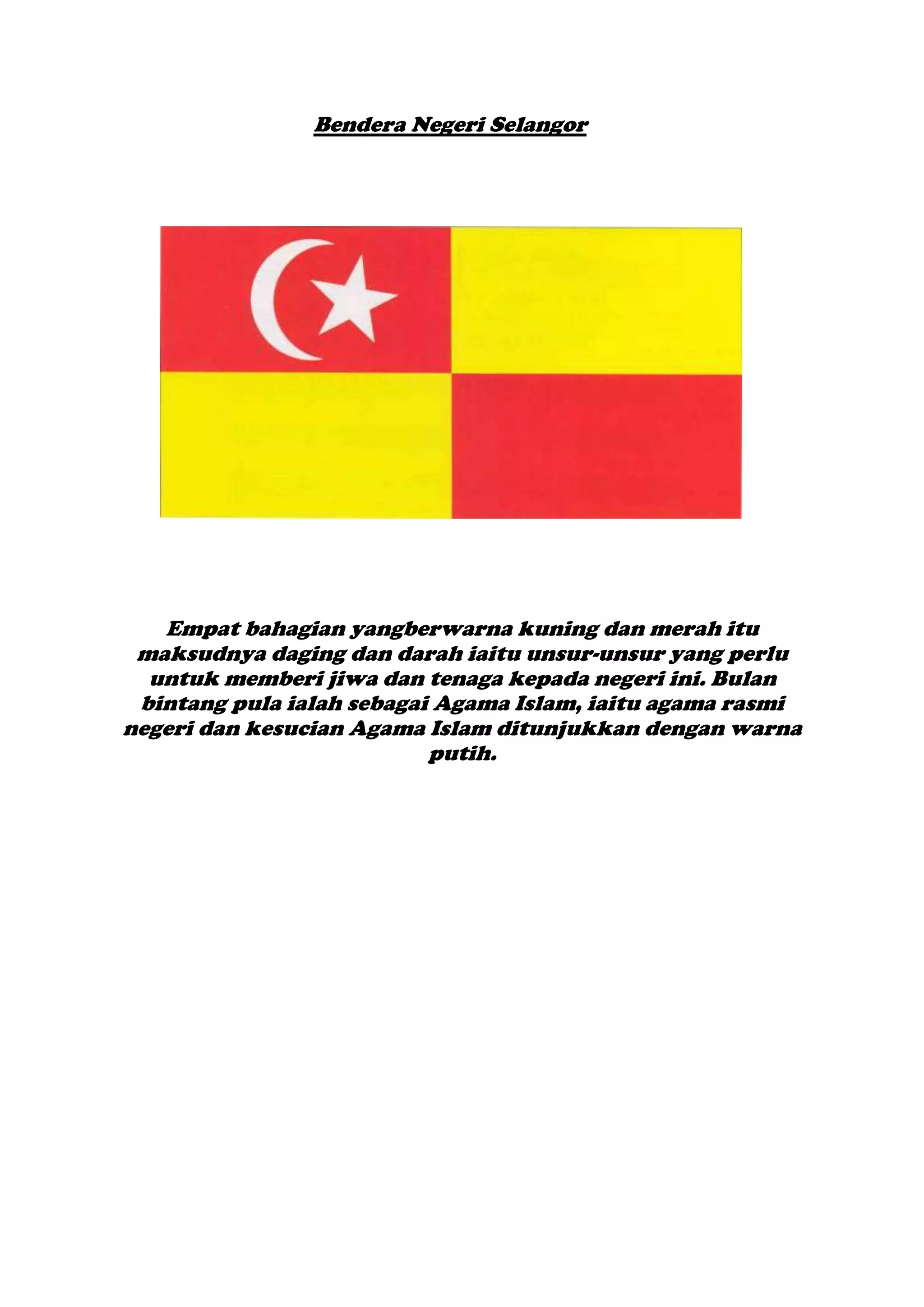 Bendera malaysia mengandungi 14 jalur merah dan putih | DOCX