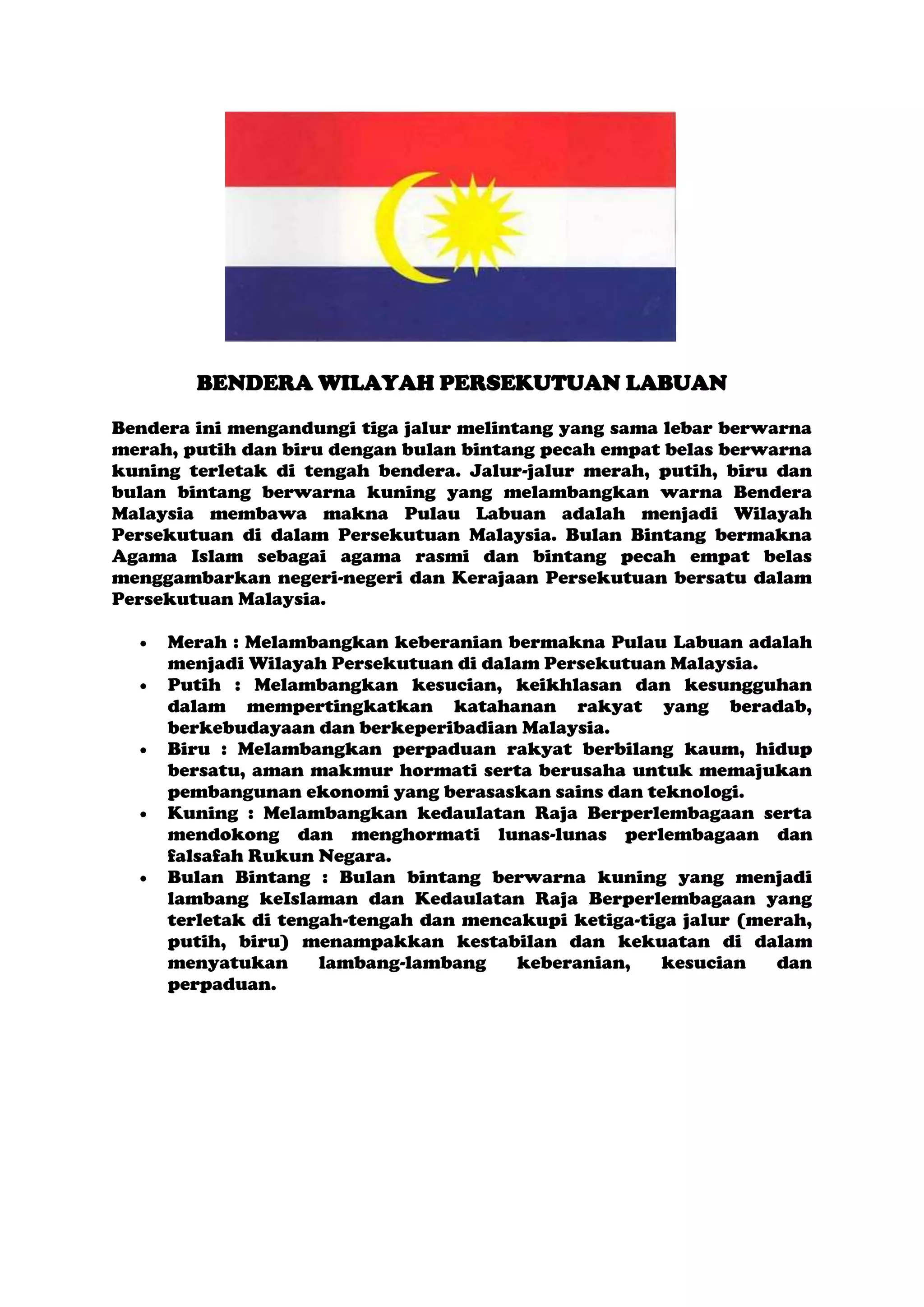 Bendera malaysia mengandungi 14 jalur merah dan putih | DOCX