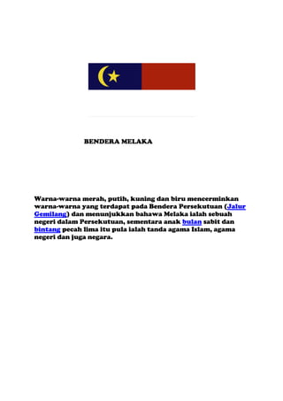 Bendera malaysia mengandungi 14 jalur merah dan putih | DOCX