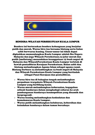 Bendera malaysia mengandungi 14 jalur merah dan putih | DOCX