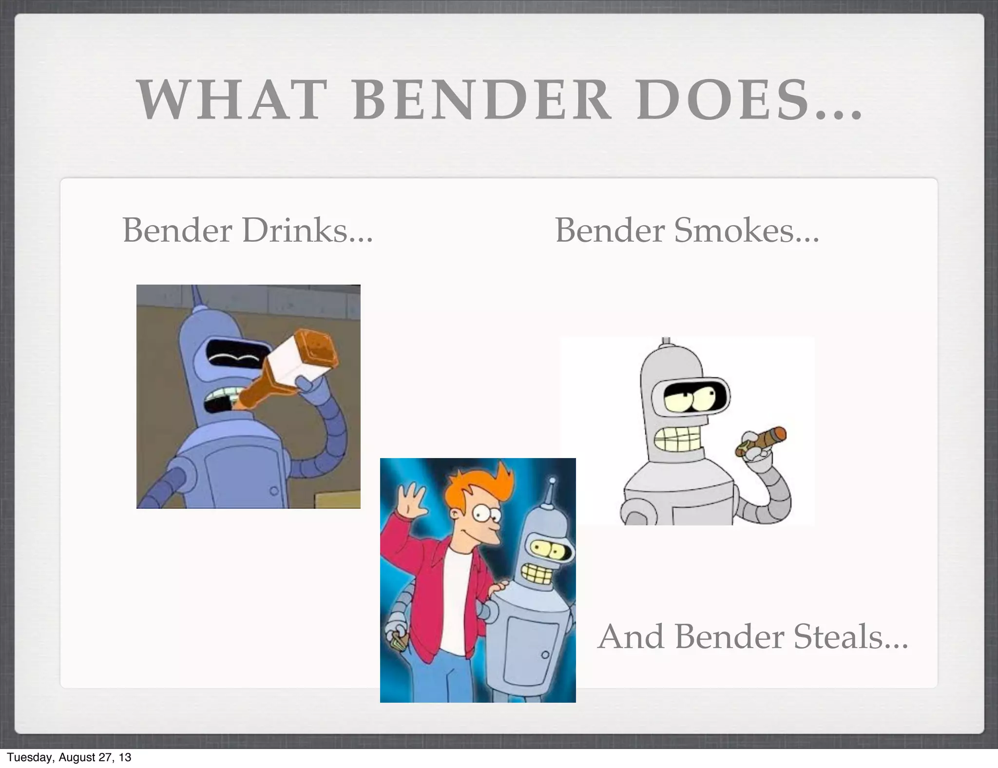 Bender characterization | PPT