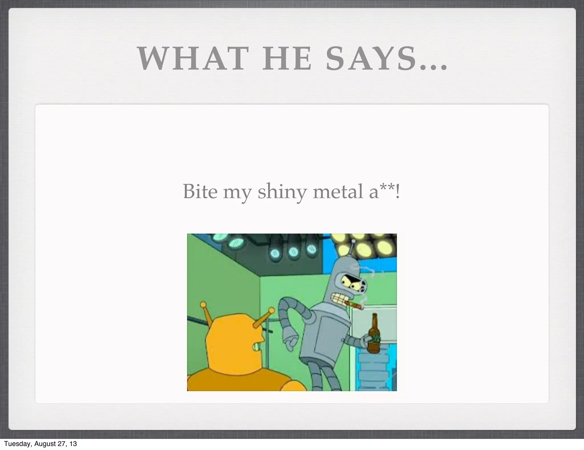 Bender characterization | PPT
