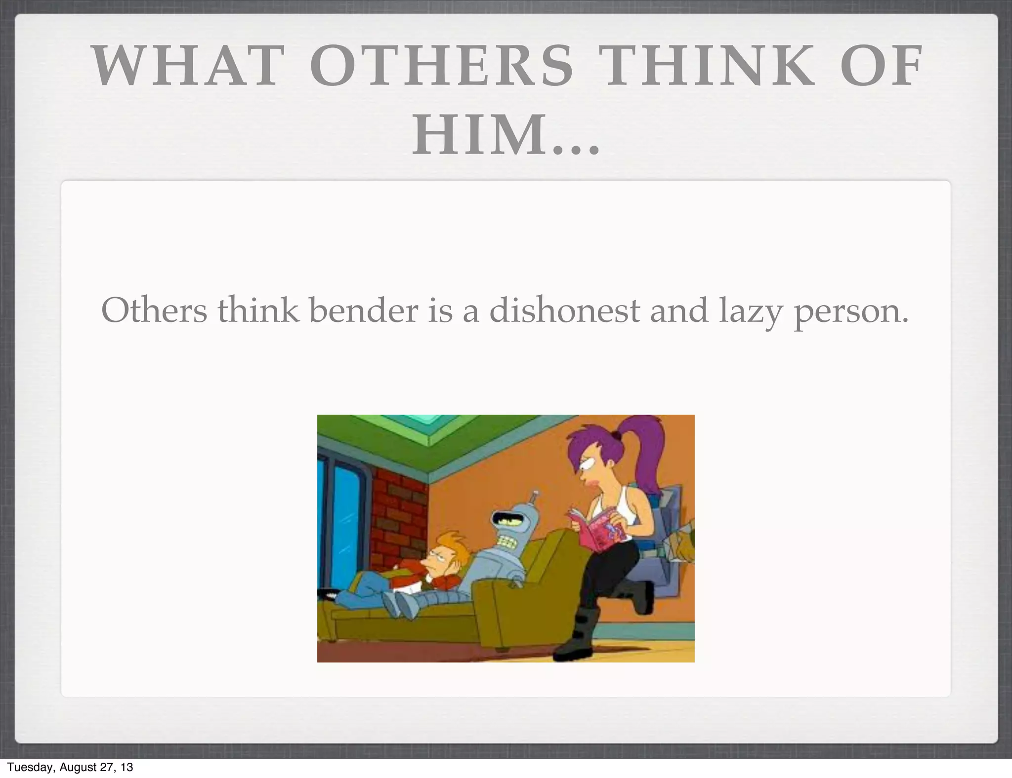 Bender characterization | PDF