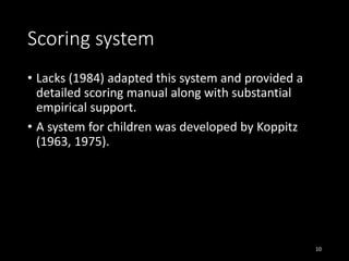 Bender gestalt test | PPTX