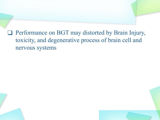 Bender Gestalt Test (BGT).pptx.pdf.................. | PDF