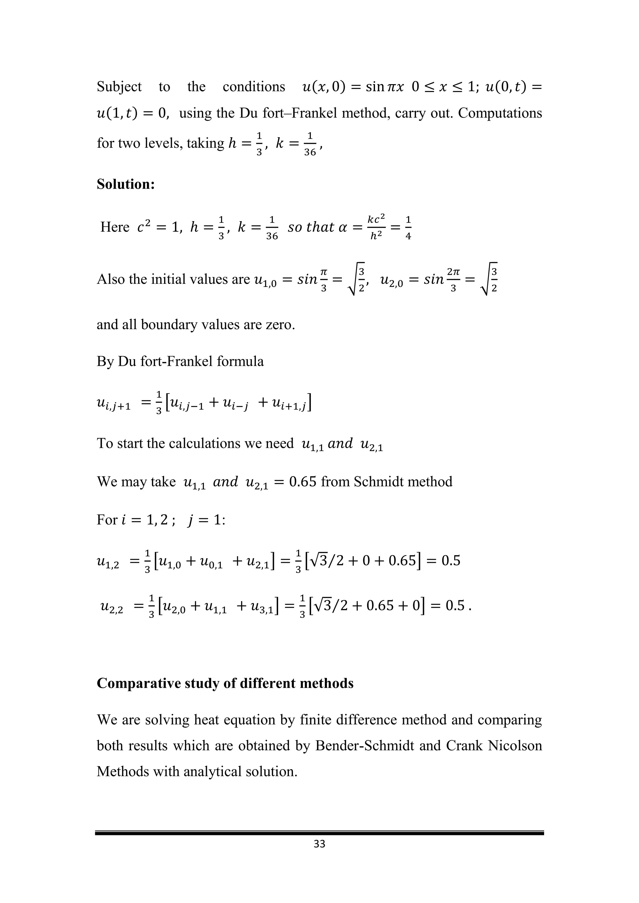 Bender schmidt method | PDF