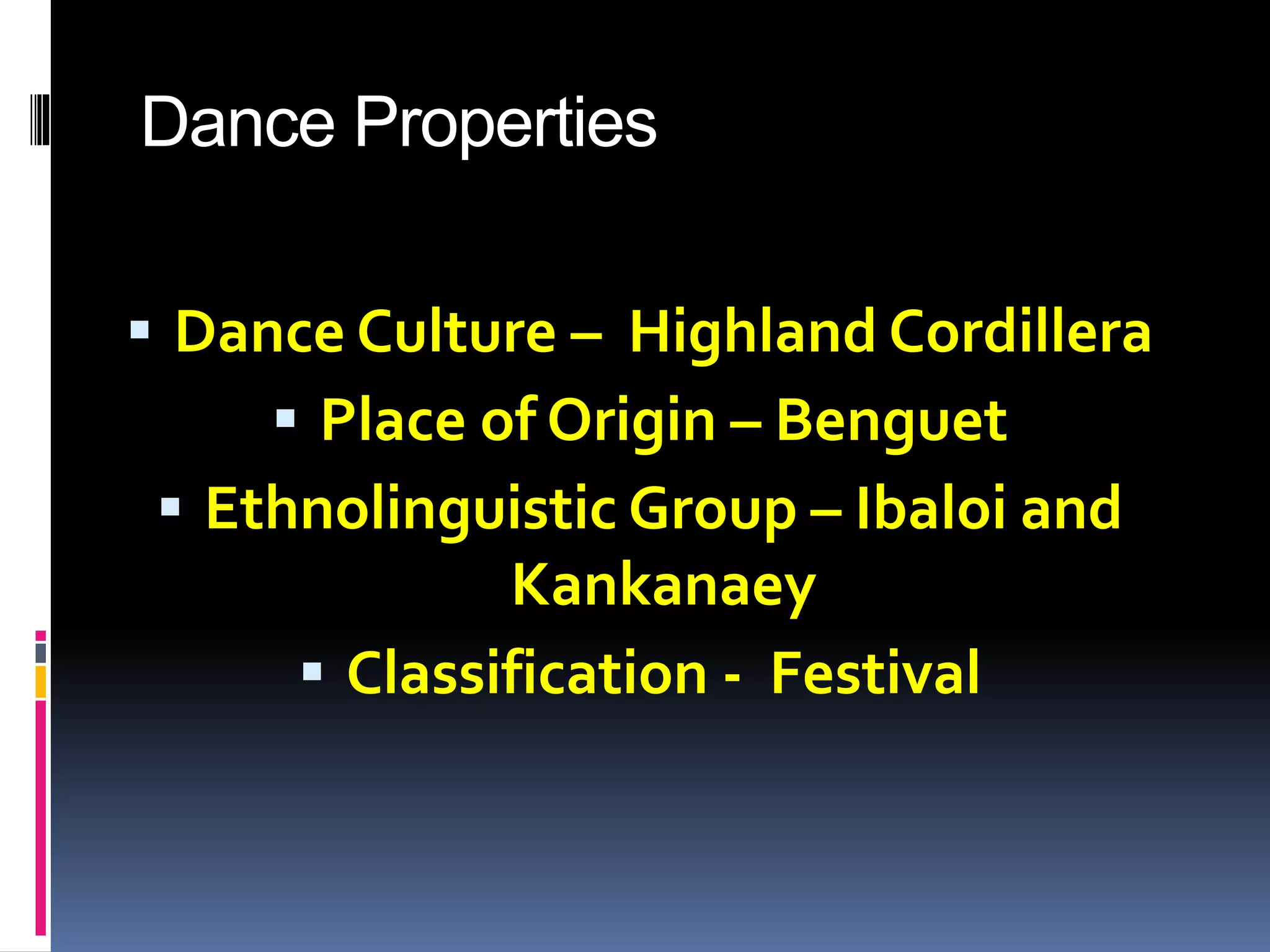 Bendian (Philippine Folk Dance) | PPTX
