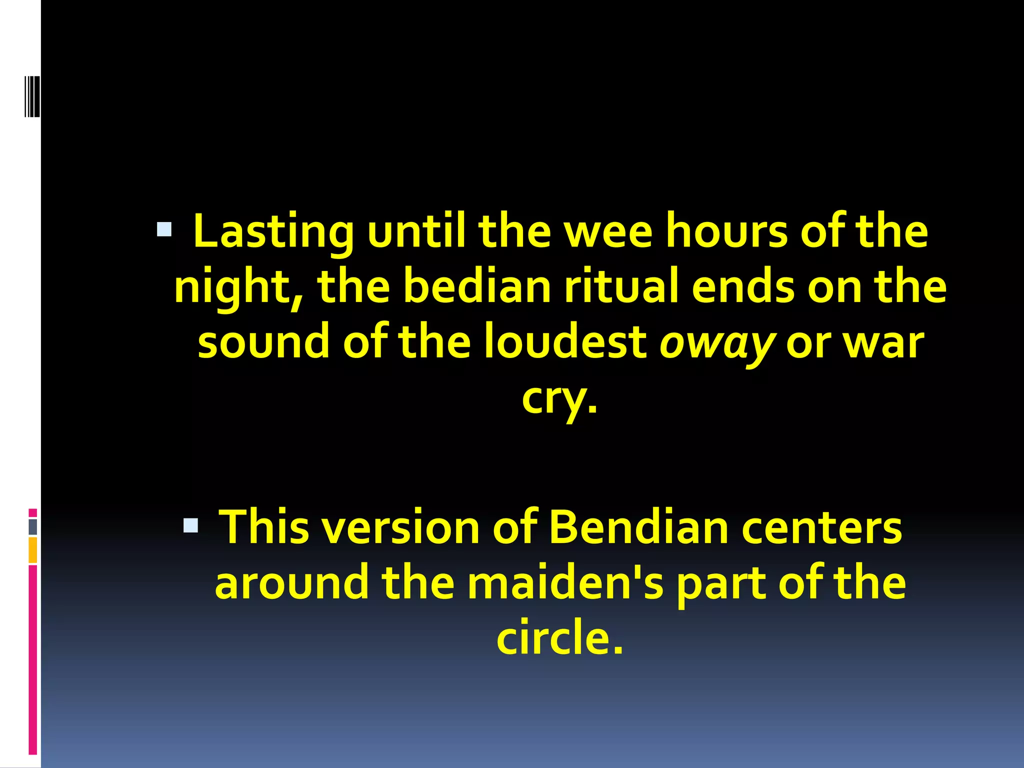 Bendian (Philippine Folk Dance) | PPTX