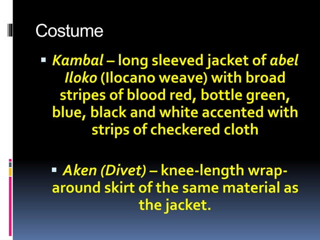 Bendian (Philippine Folk Dance) | PPTX | Martial Arts | Sports