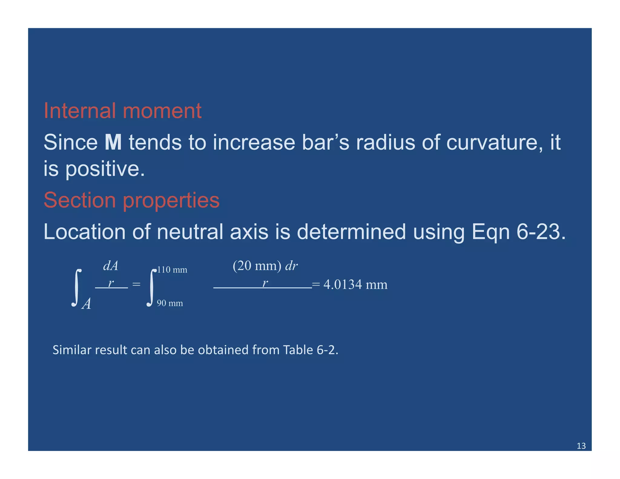 Bending of curved bars | PDF