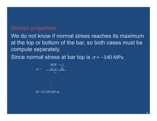Bending of curved bars | PDF