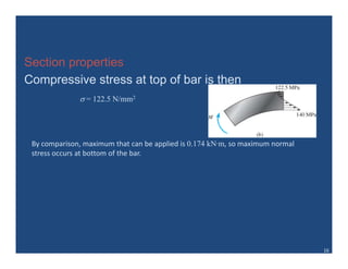 Bending of curved bars | PDF