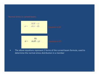 Bending of curved bars | PDF