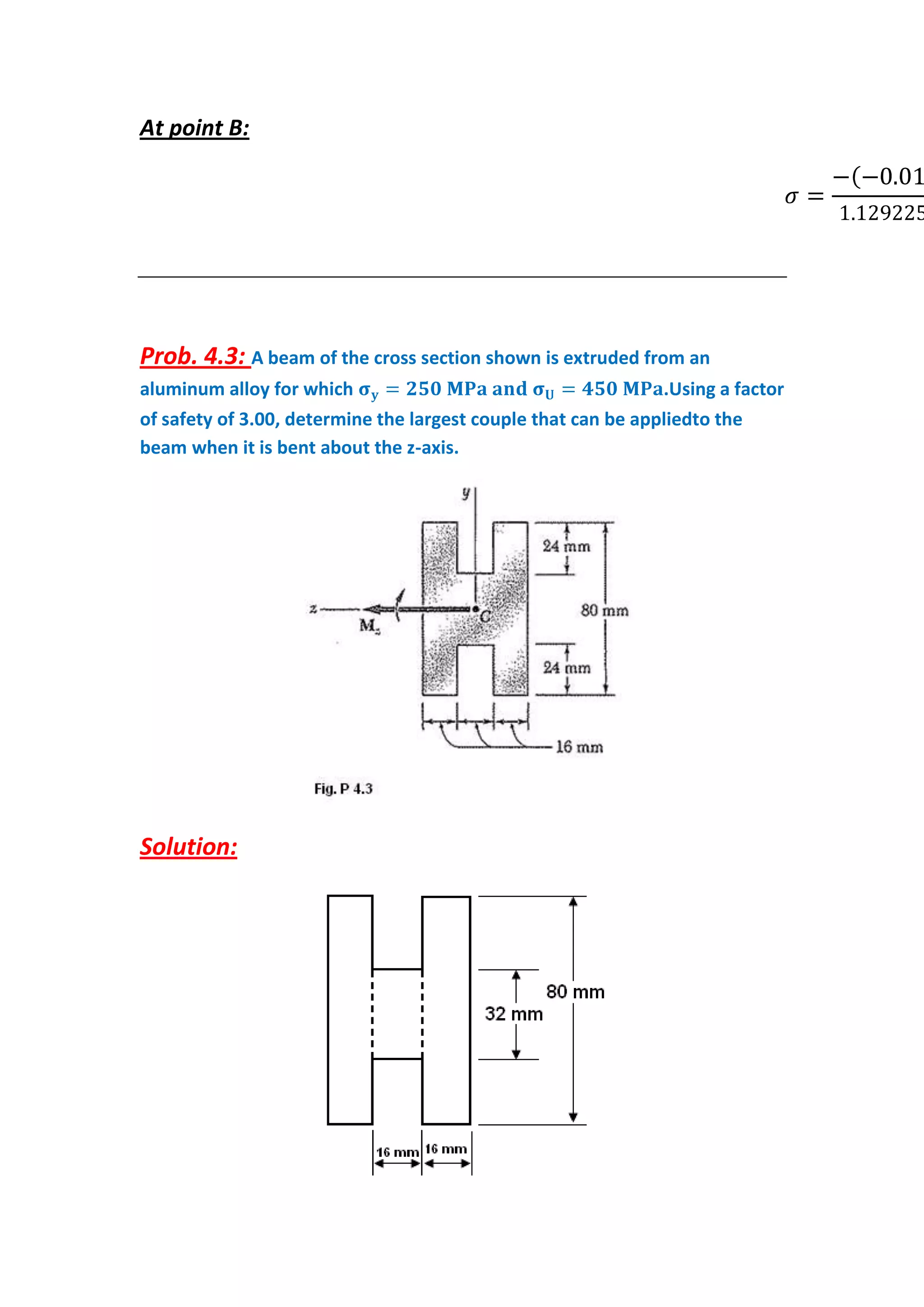Bending problems | DOCX