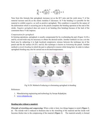 Bending process | PDF