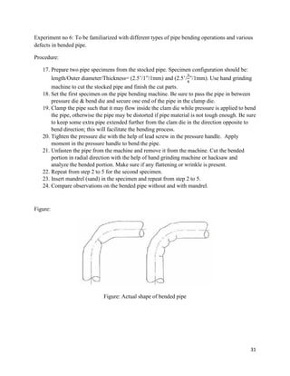 Bending process | PDF