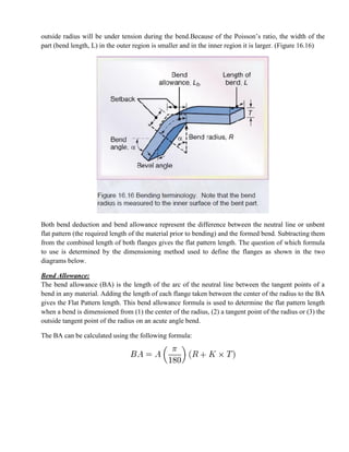 Bending process | PDF