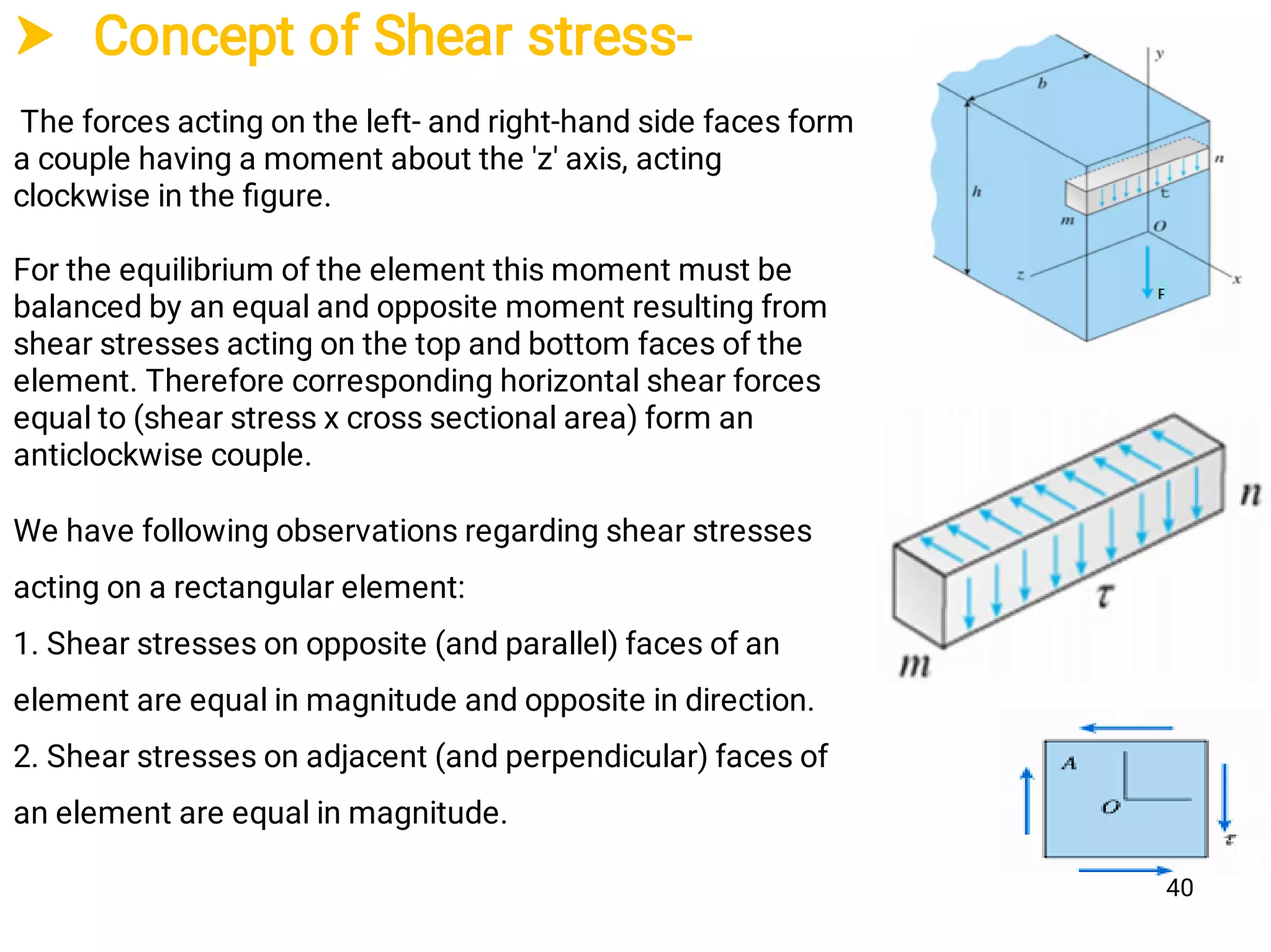 Bending stresses and shear stresses | PDF