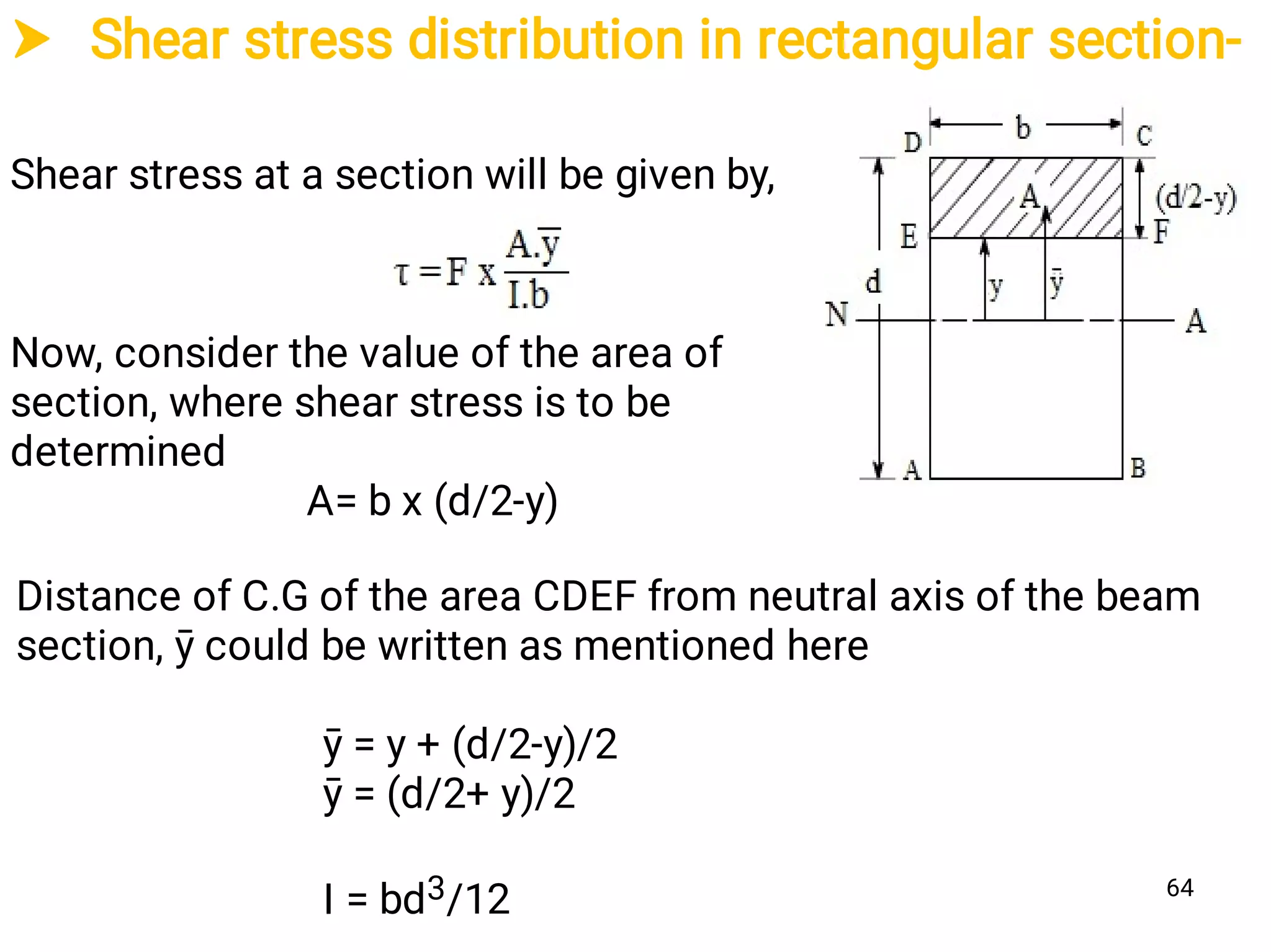 Bending stresses and shear stresses | PDF
