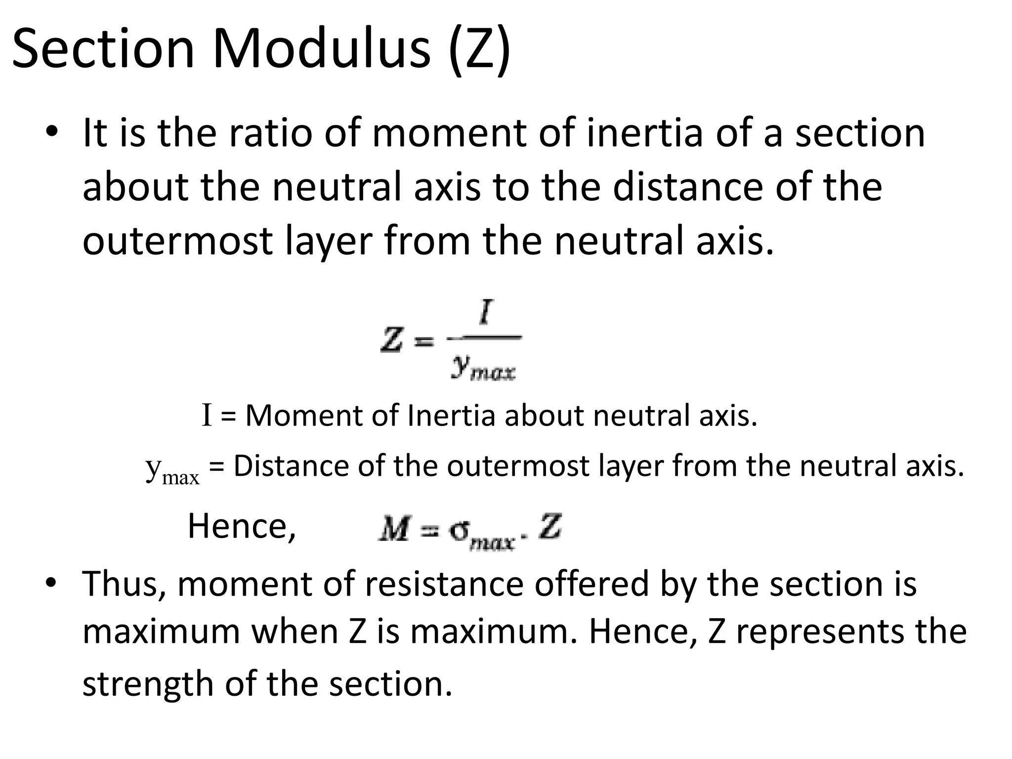 Bending stresses in beams | PDF