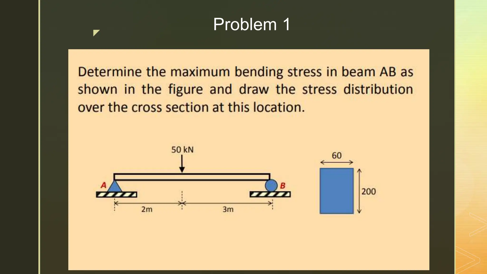 Bending Stresses in Beams to learn more forward for shear stress and ...