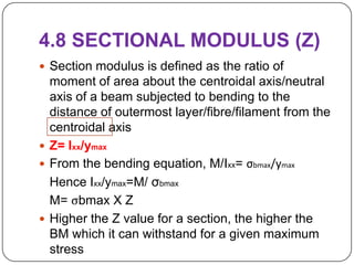 Bending stresses in beams | PPTX