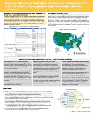 Bending the Curve Together: Leveraging Common Goals in Utility Resource ...