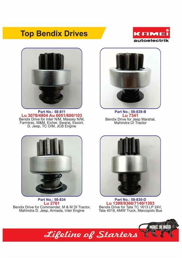 Bendix Drive Assembly | Fargo Auto Electricals | PDF | Automotive ...