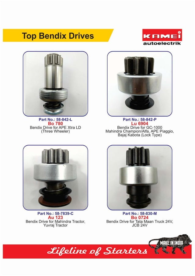 Bendix Drive Assembly | Fargo Auto Electricals | PDF | Automotive ...