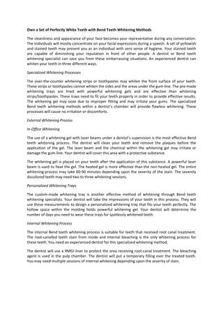 Bend Implant Dentist | PDF