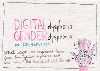 Transgender Hand as Digital Device | PPT