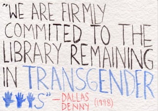 Transgender Hand as Digital Device | PPT