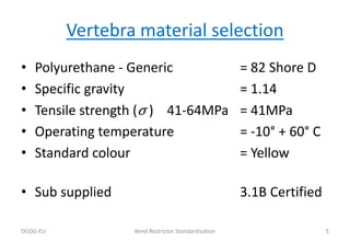 Bend restrictors | PPTX