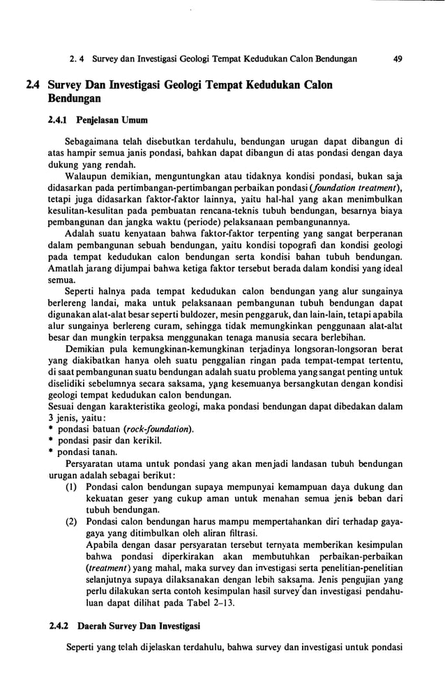 Bendungan tipe urugan | PDF
