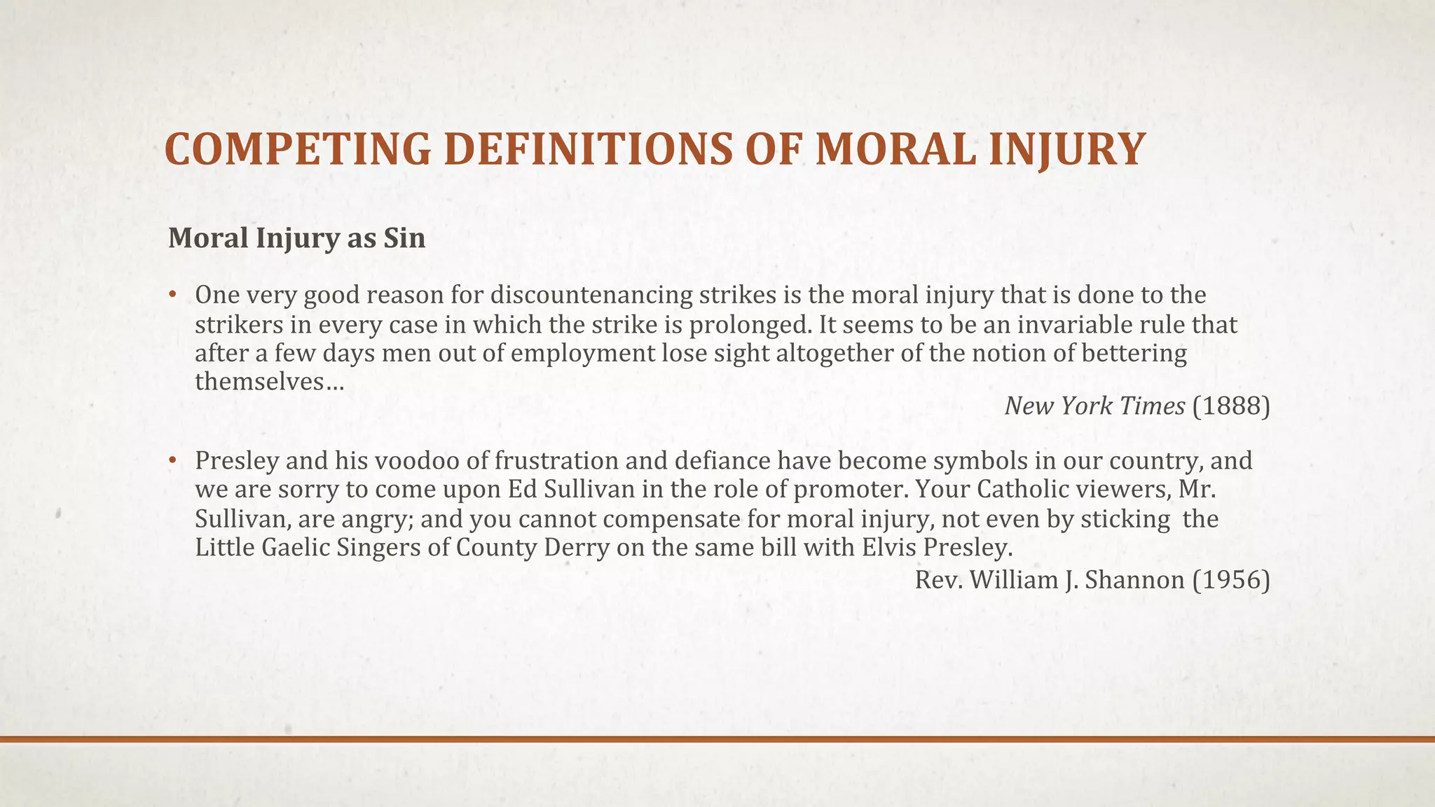 Institutional Theory of Moral Injury | PDF