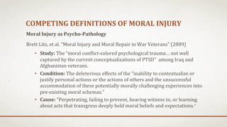 Institutional Theory of Moral Injury | PPT