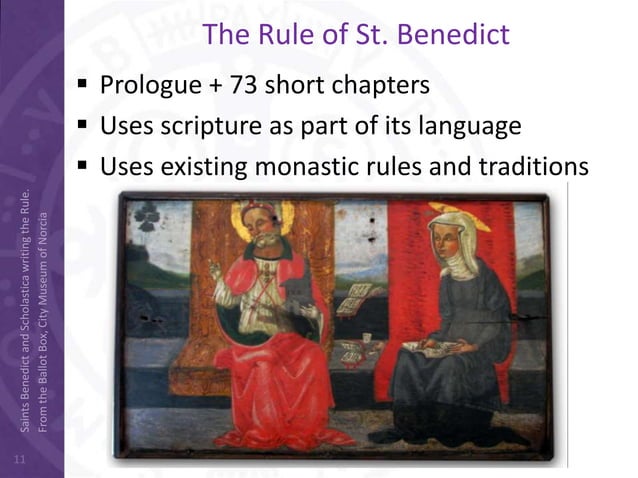 Benedictine Spirituality in Everyday Life | PPTX | Christianity ...