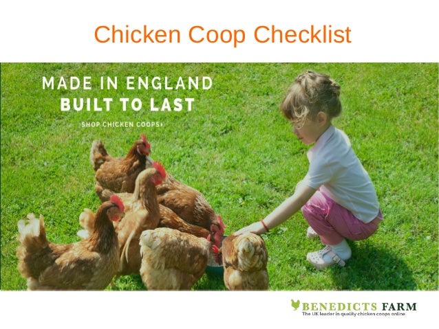 My Chicken Coop Checklist
