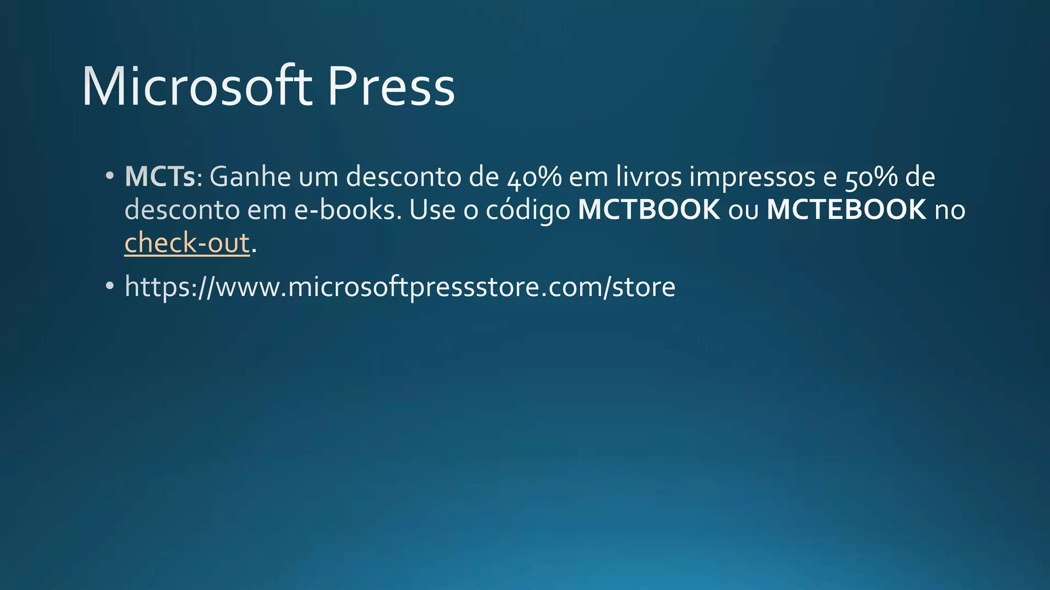 Benefícios para MCTs | PPT