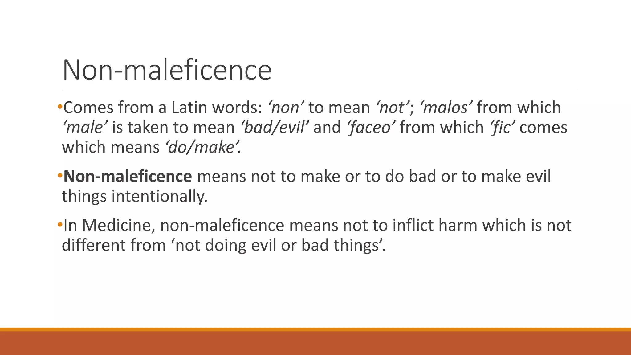 Beneficence and non maleficence | PPTX