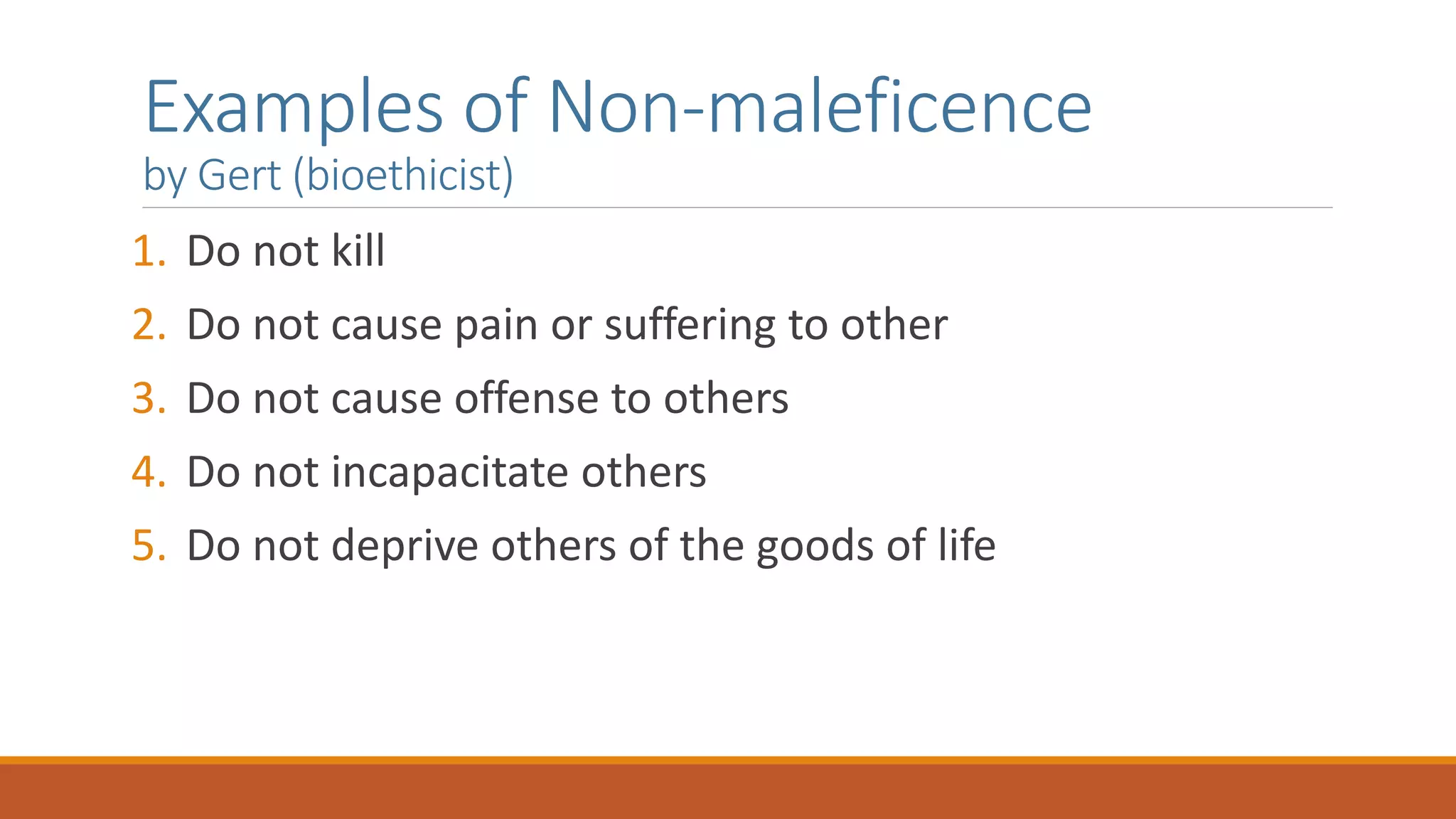 Beneficence and non maleficence | PPTX