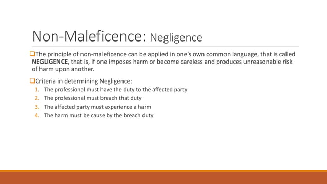 Beneficence and non maleficence | PPTX