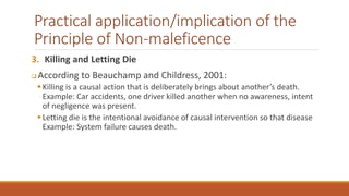 Beneficence and non maleficence | PPTX