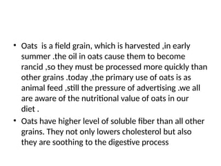 Beneficial effects of oats and health.pptx