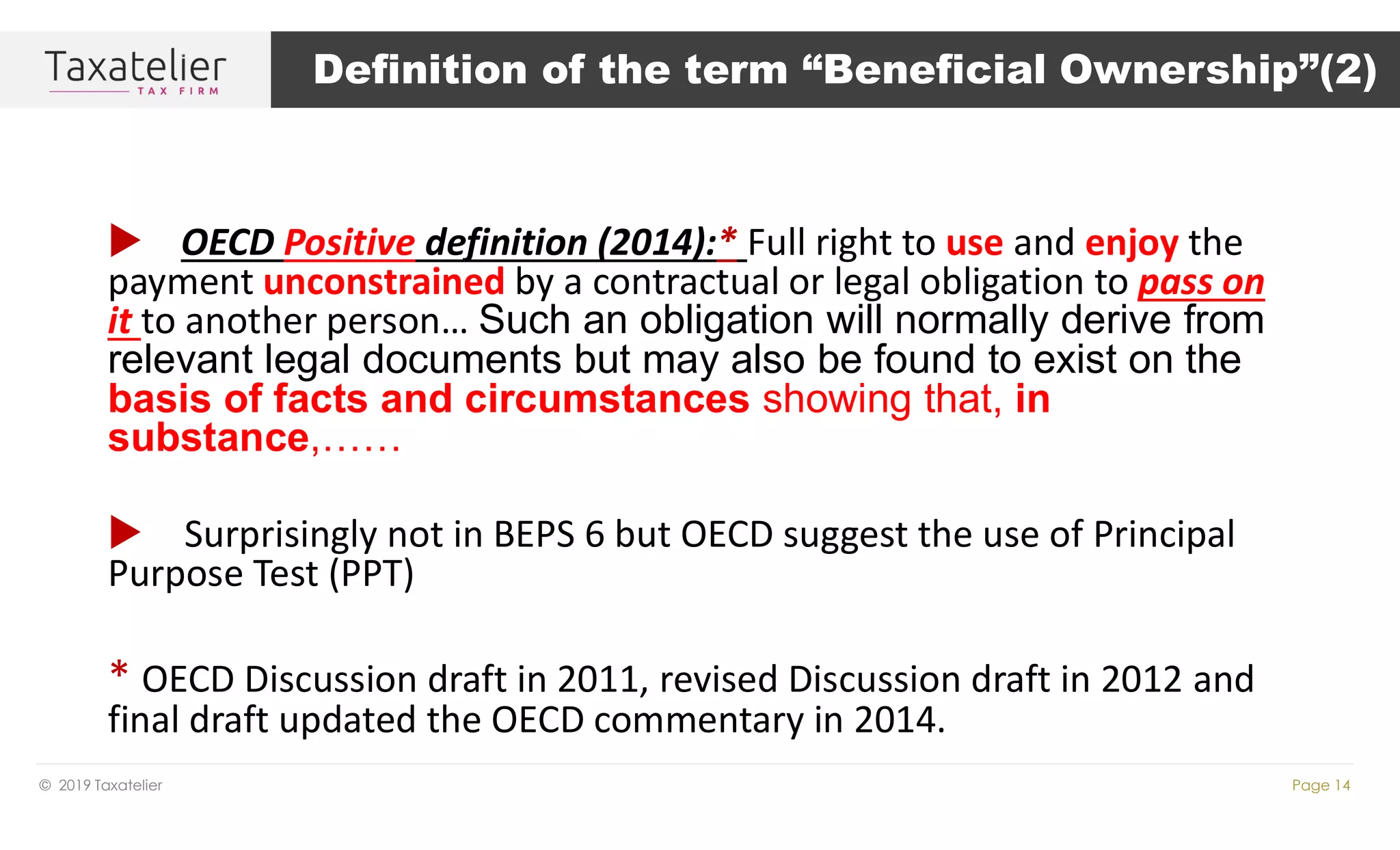 Beneficial ownership clause presentation | PDF