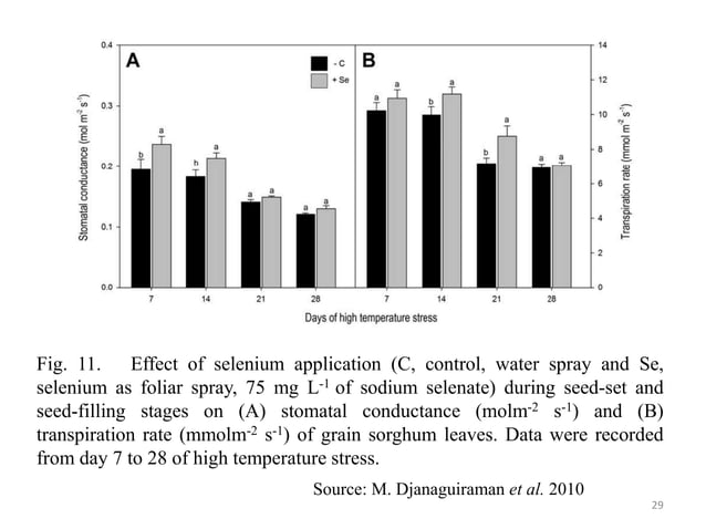 Beneficial role of selenium in plants | PPTX | Agriculture | Industries