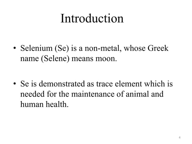 Beneficial role of selenium in plants | PPTX | Agriculture | Industries