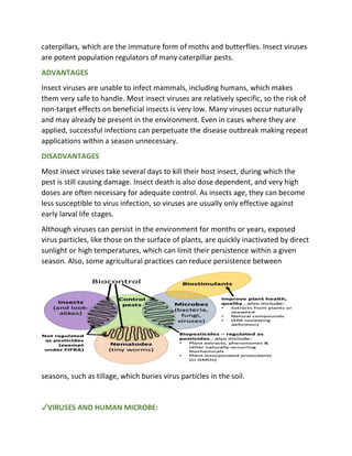 Beneficial role of viruses. Notes in pdf | PDF